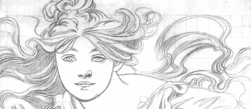 art nouveau adult coloring book