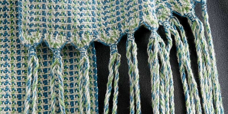 Handwoven Knotty Macramé Scarf with Free Macramé Fringe Instructions ...