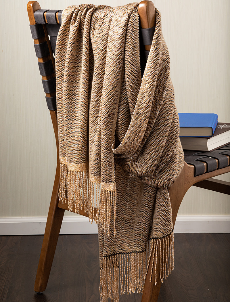A Shawl that Honors the Birmingham Civil Rights Institute | Handwoven