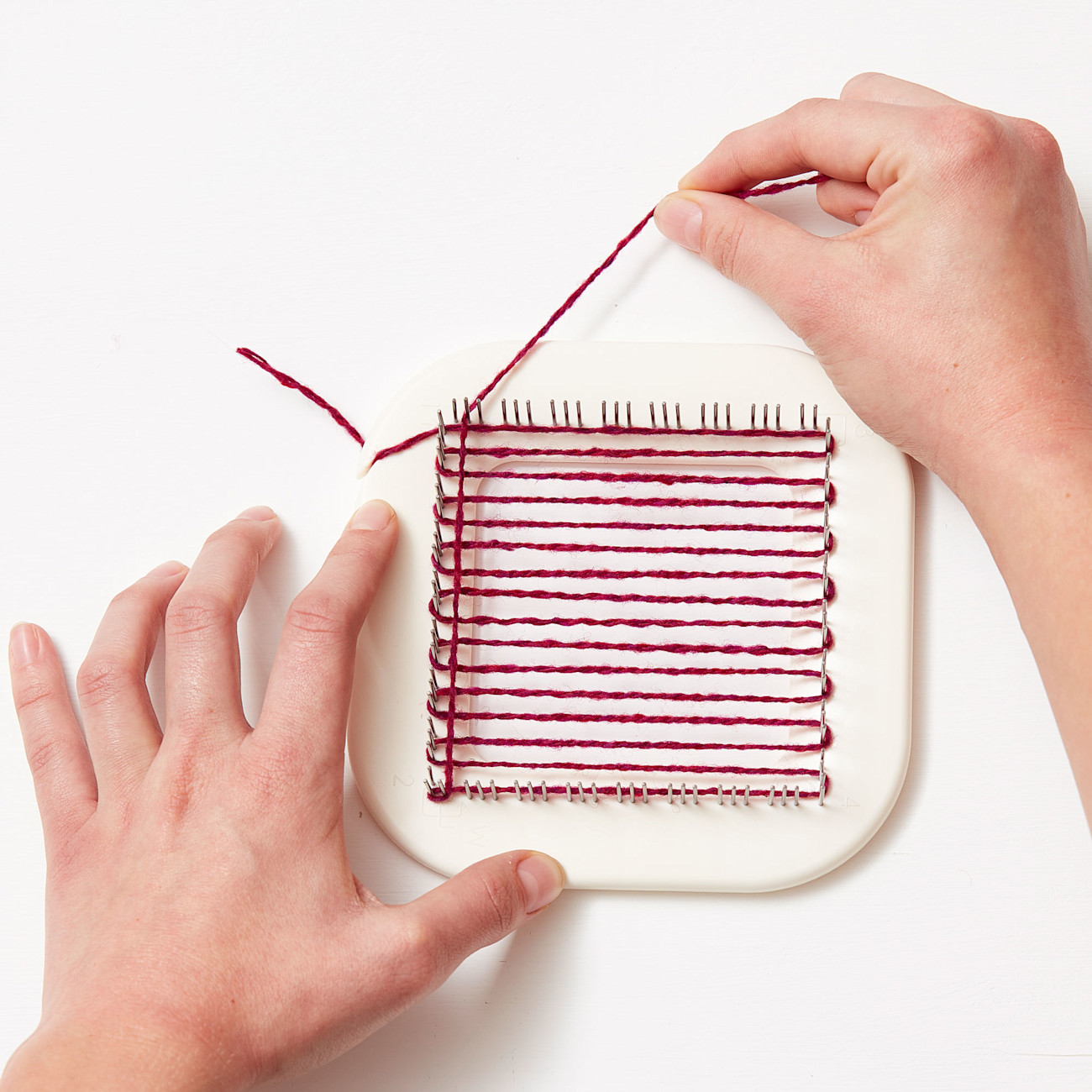 How to Weave with a 3-Pin Style Pin Loom | Little Looms