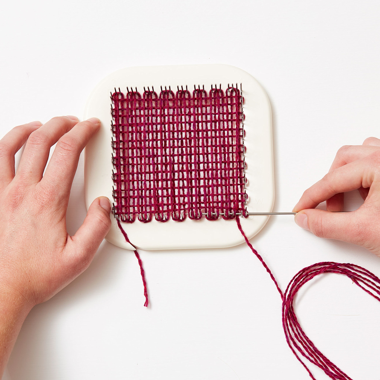 How to Weave with a 3-Pin Style Pin Loom | Little Looms