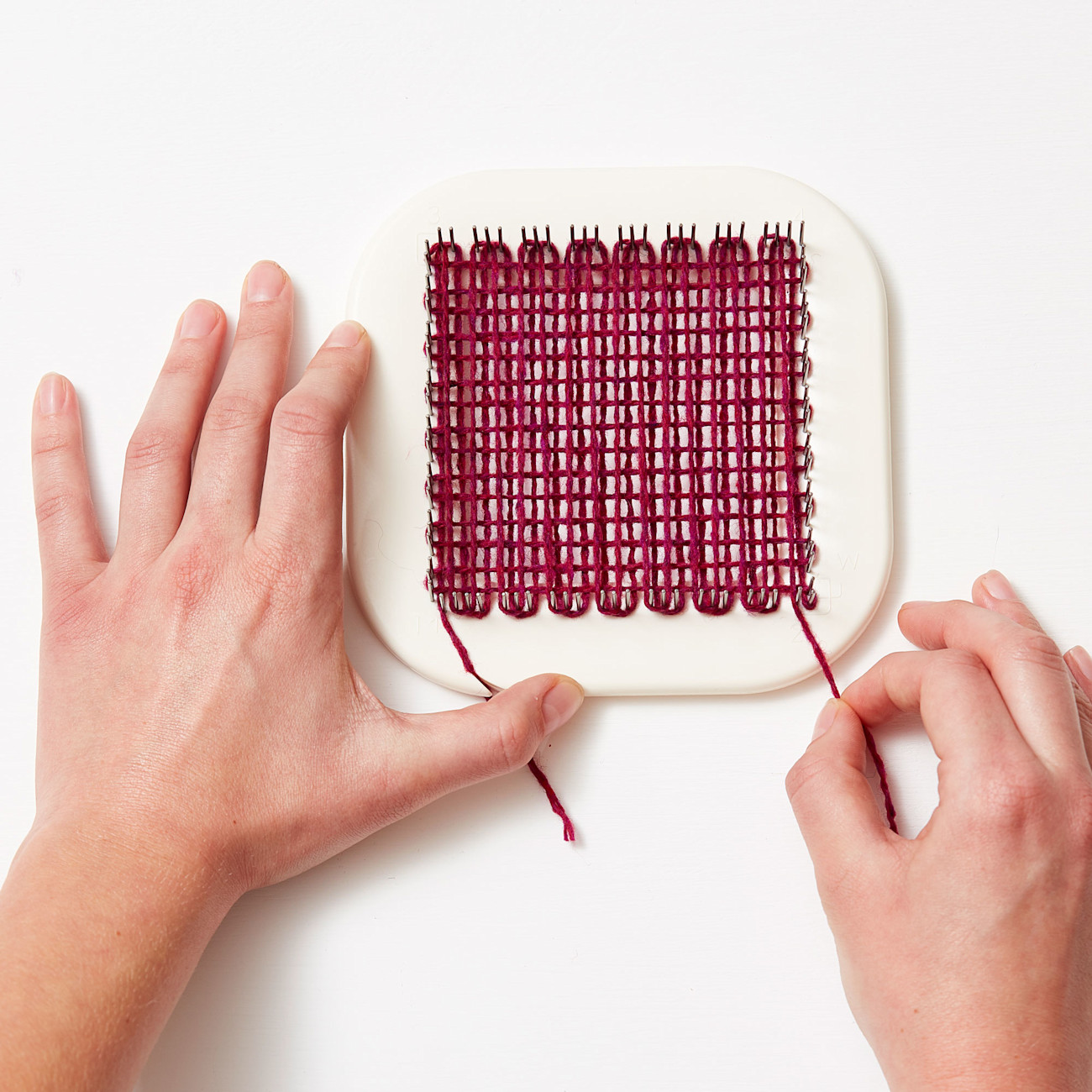 How to Weave with a 3-Pin Style Pin Loom | Little Looms