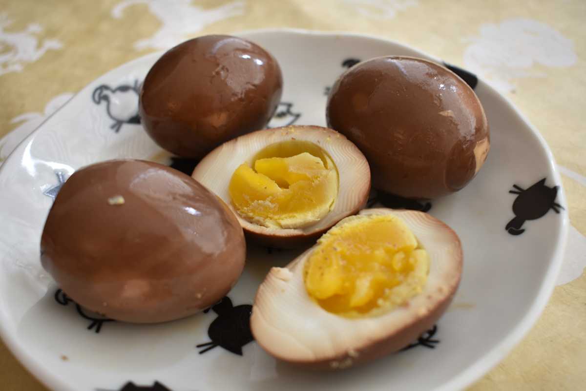 Soft-Boiled Oolong Tea Eggs | Journey East