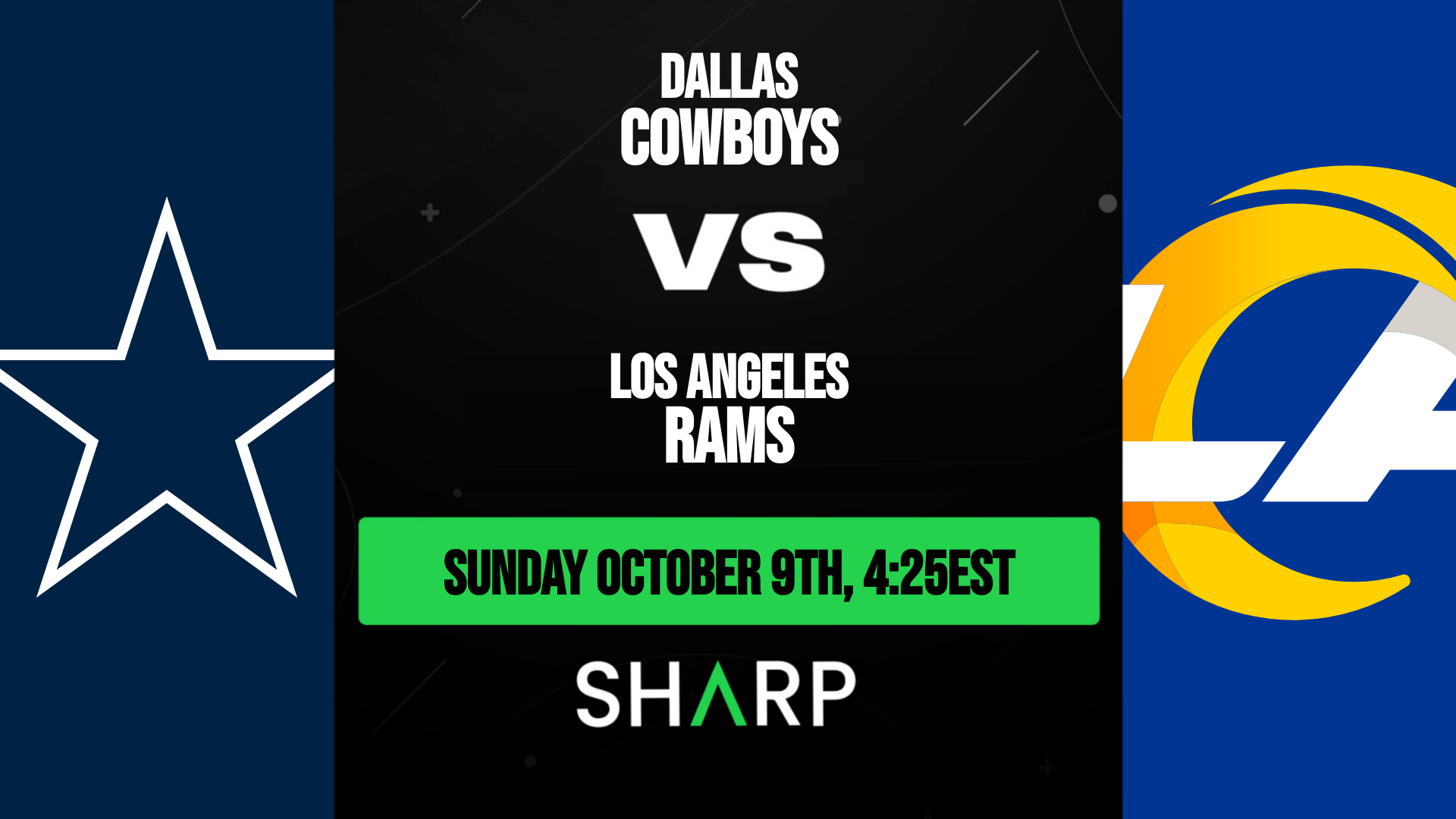 Dallas Cowboys vs Los Angeles Rams Matchup Preview - October 9th, 2022