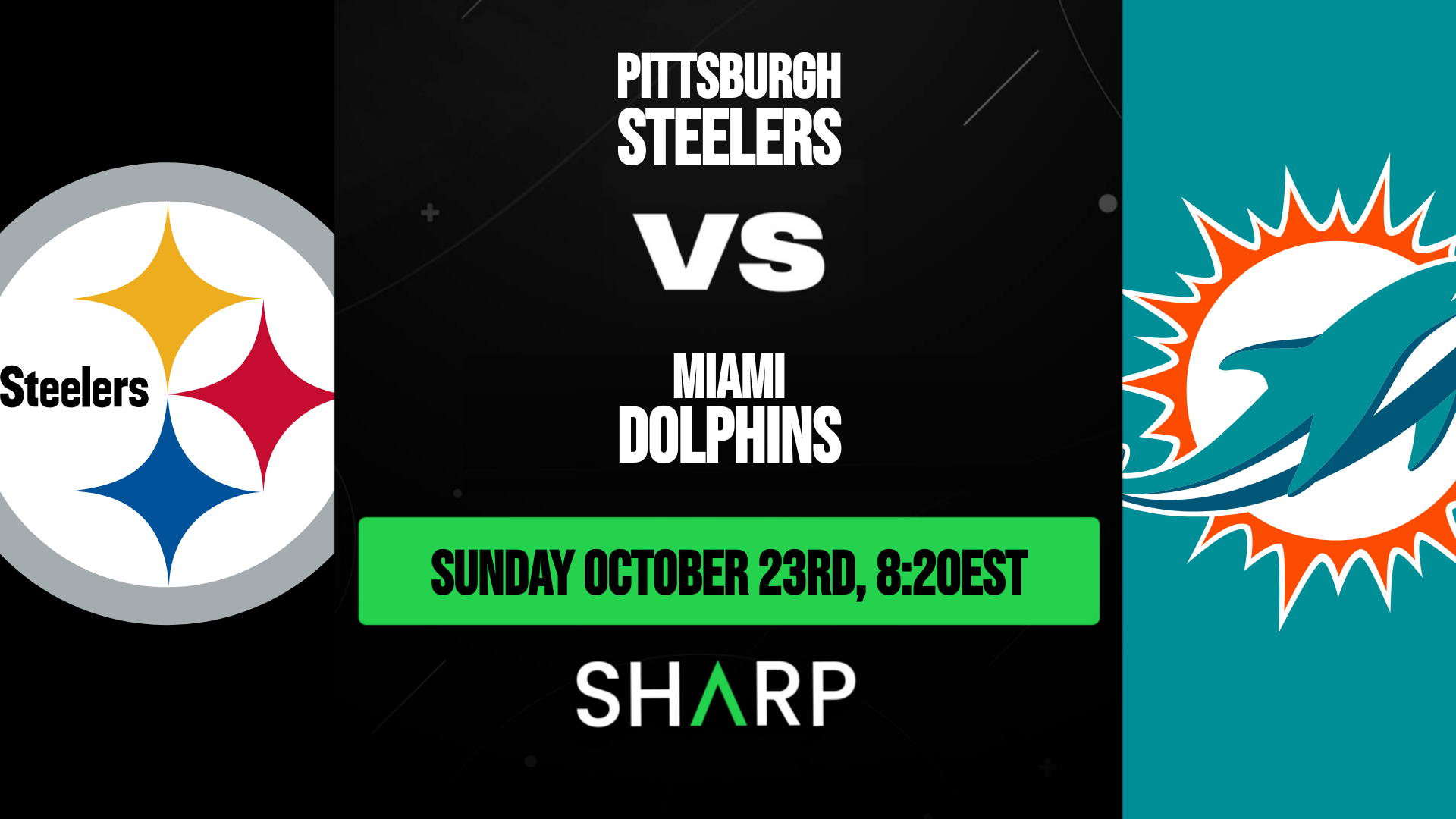 Pittsburgh Steelers vs Miami Dolphins Matchup Preview - October 23rd ...