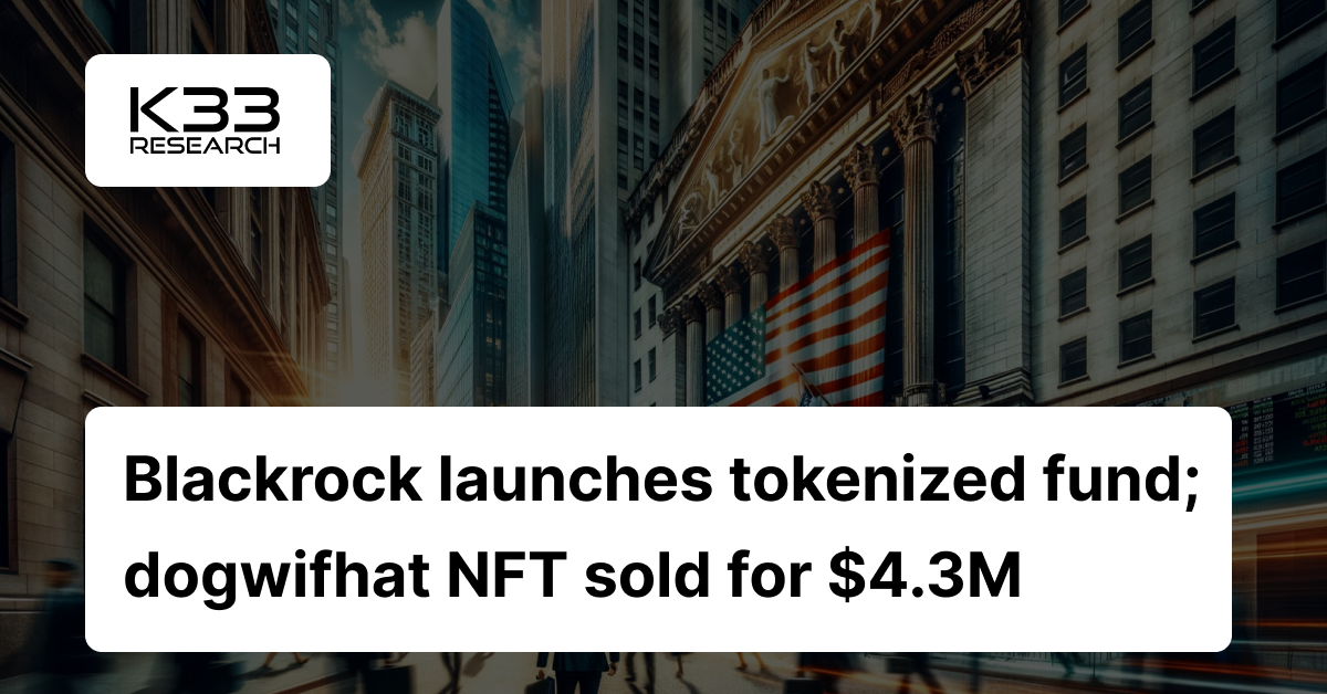 Blackrock launches tokenized fund