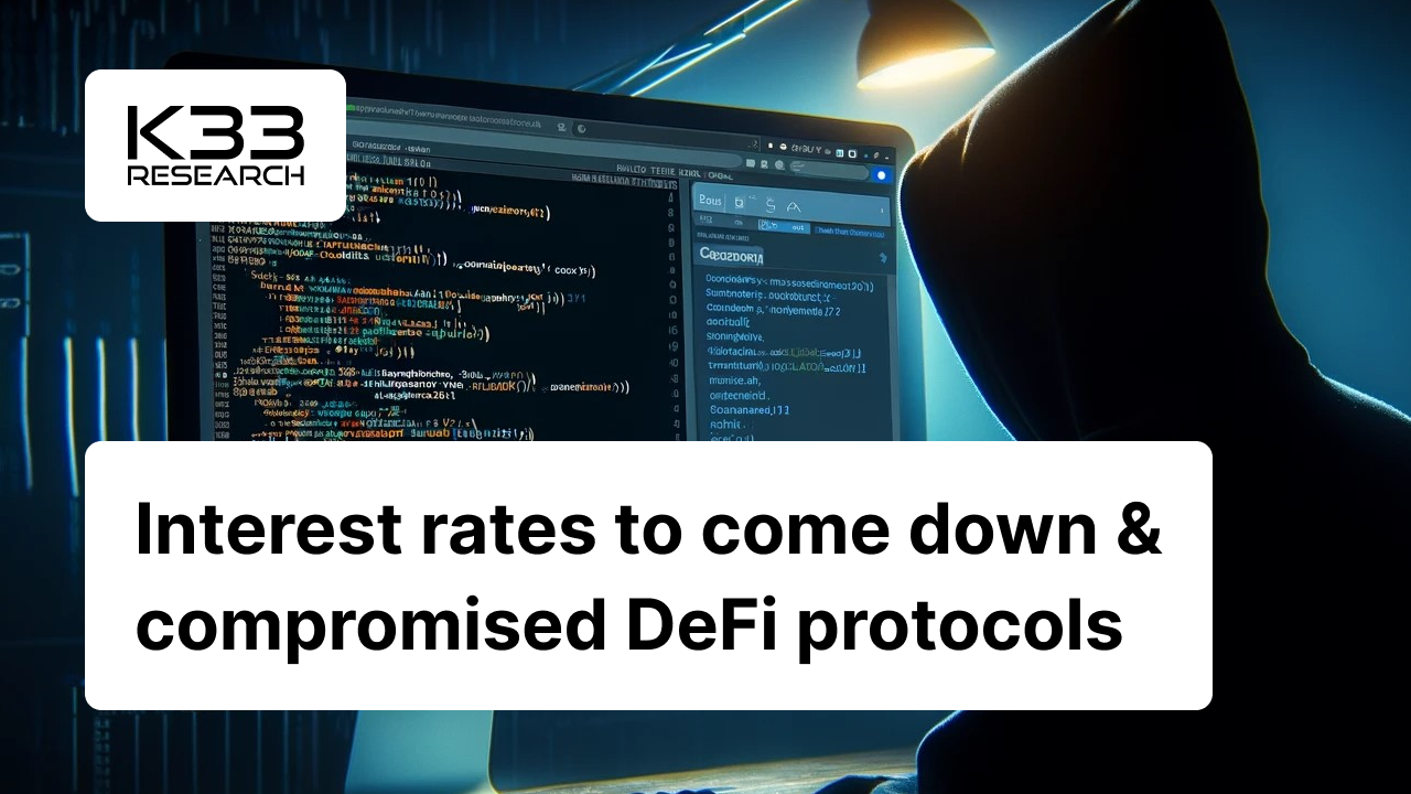 Interest rates to come down and compromised DeFi protocols