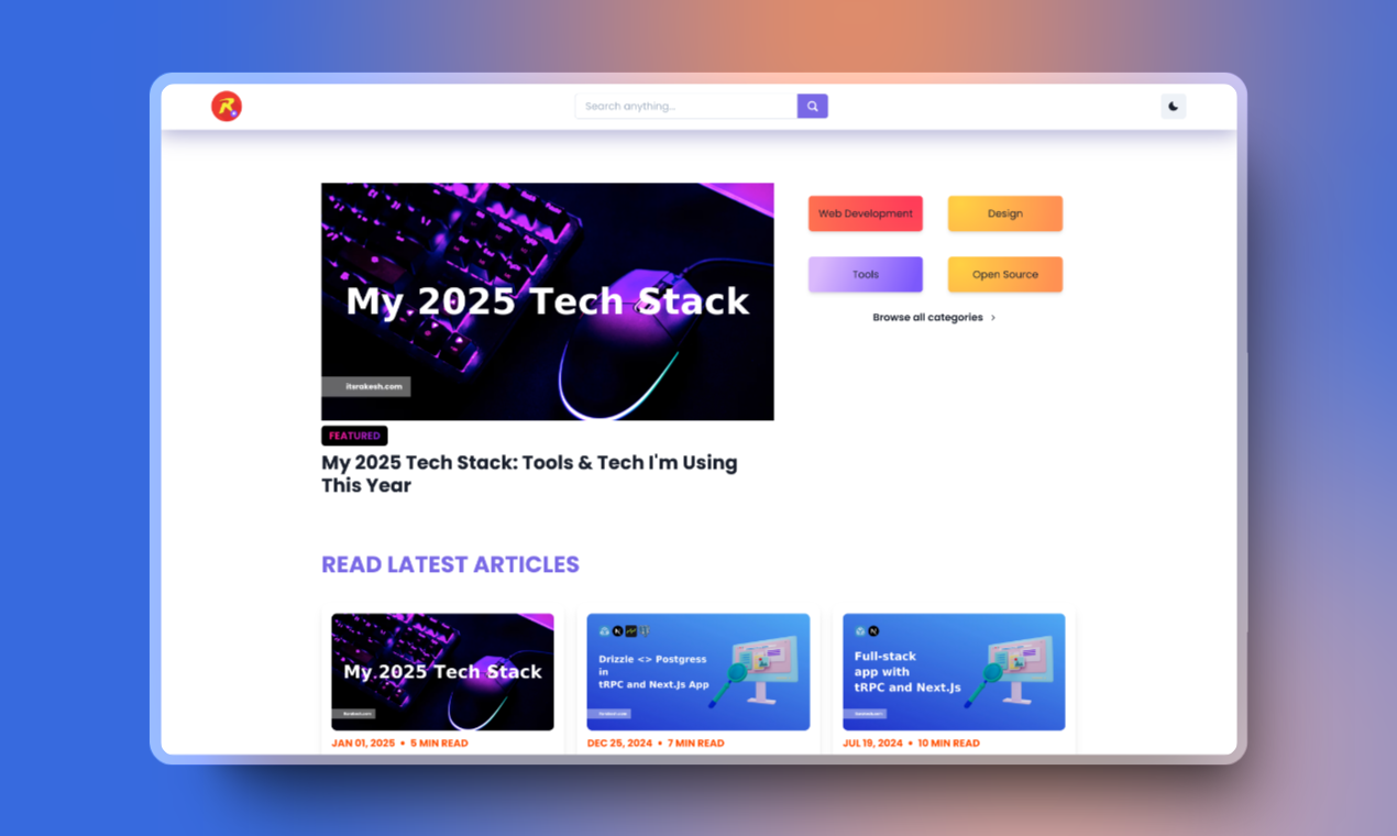 Projects | itsrakesh - Rakesh Potnuru