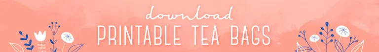 DIY Tea Bags with Printable Tags - FTD.com