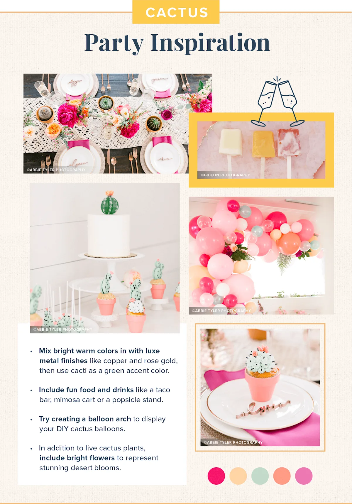 DIY Cactus Balloons + Cactus Theme Mood Boards - ProFlowers Blog