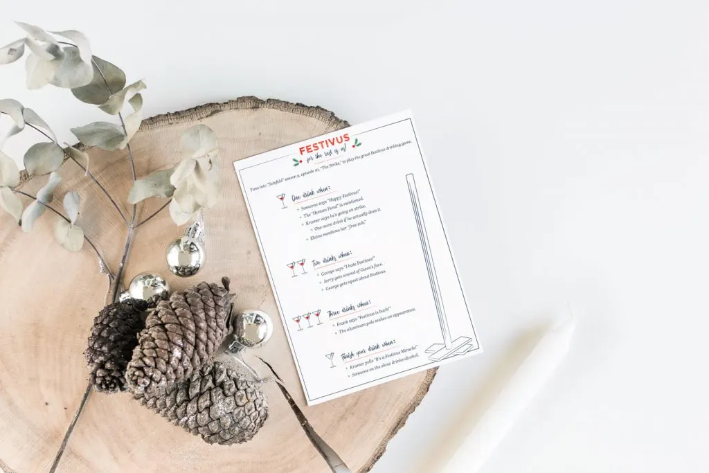 The Ultimate Guide to Festivus + Printable Decorations and Games