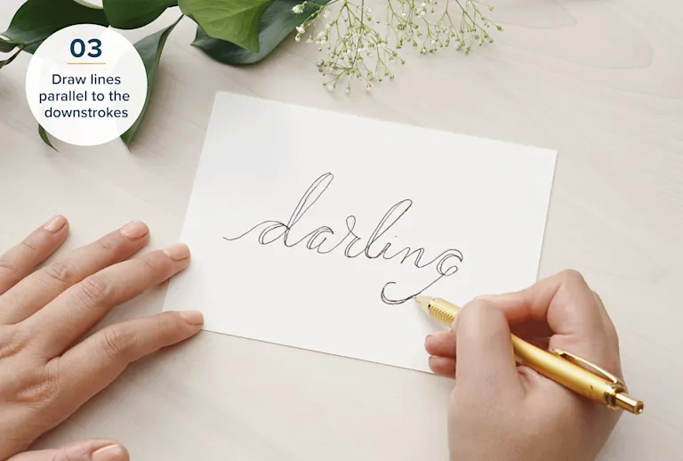 Faux Calligraphy Tutorial: 6 Simple Steps + Examples | Proflowers Blog