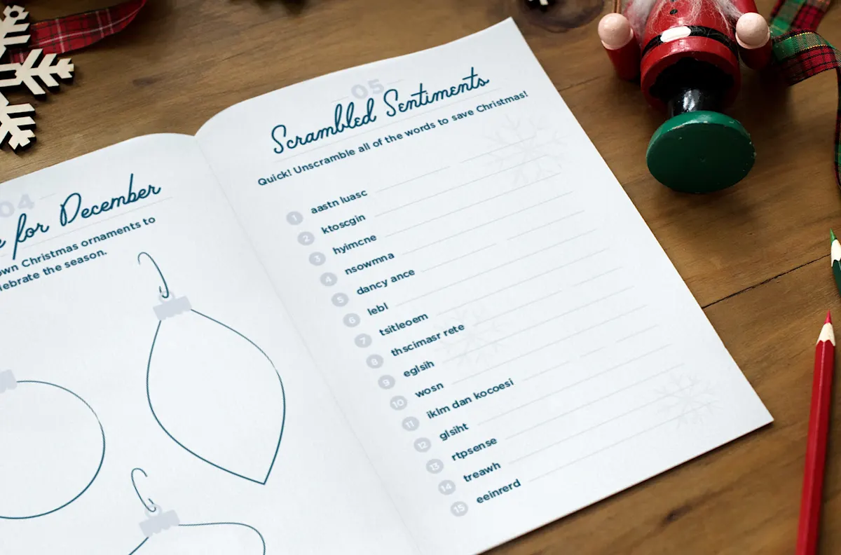 Kids’ Table Activities Book for the Holiday Hostess - FTD.com