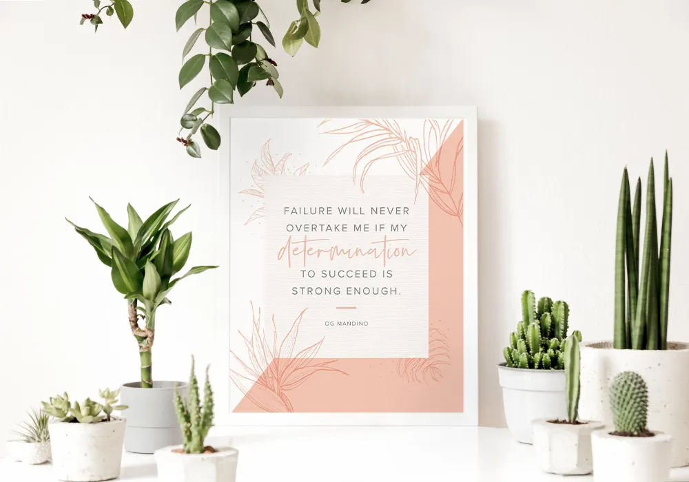 52 Inspirational Words and Quotes to Create a Better Mindset + Floral ...