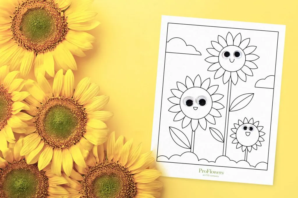 Free Printable Sunflower Coloring Pages for All Ages | Proflowers Blog