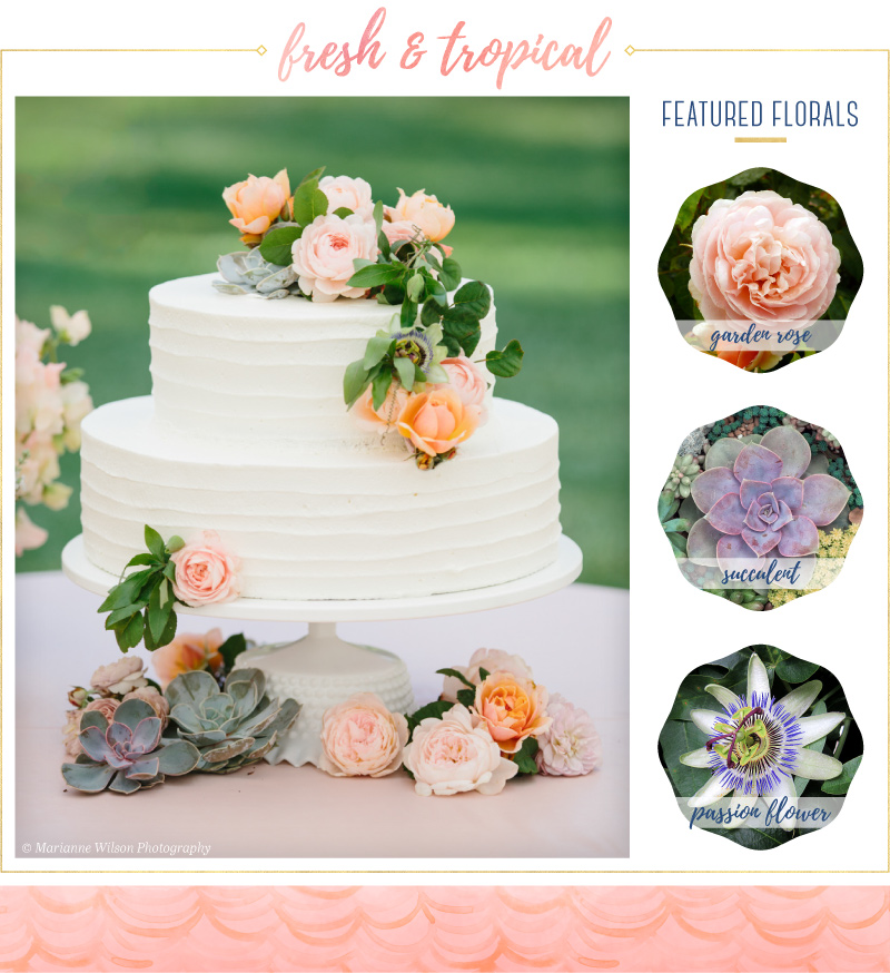 Fresh Flower Arrangements For Wedding Cakes | Best Flower Site