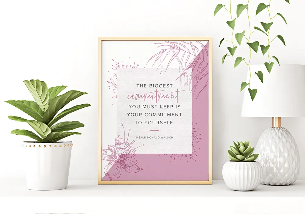 52 Inspirational Words and Quotes to Create a Better Mindset + Floral ...