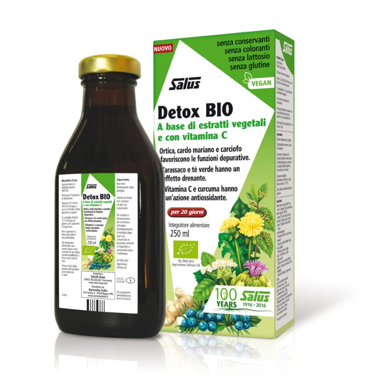 Detox Bio Integratore Depurativo 250 ml: disintossica e aiuta fegato e ...