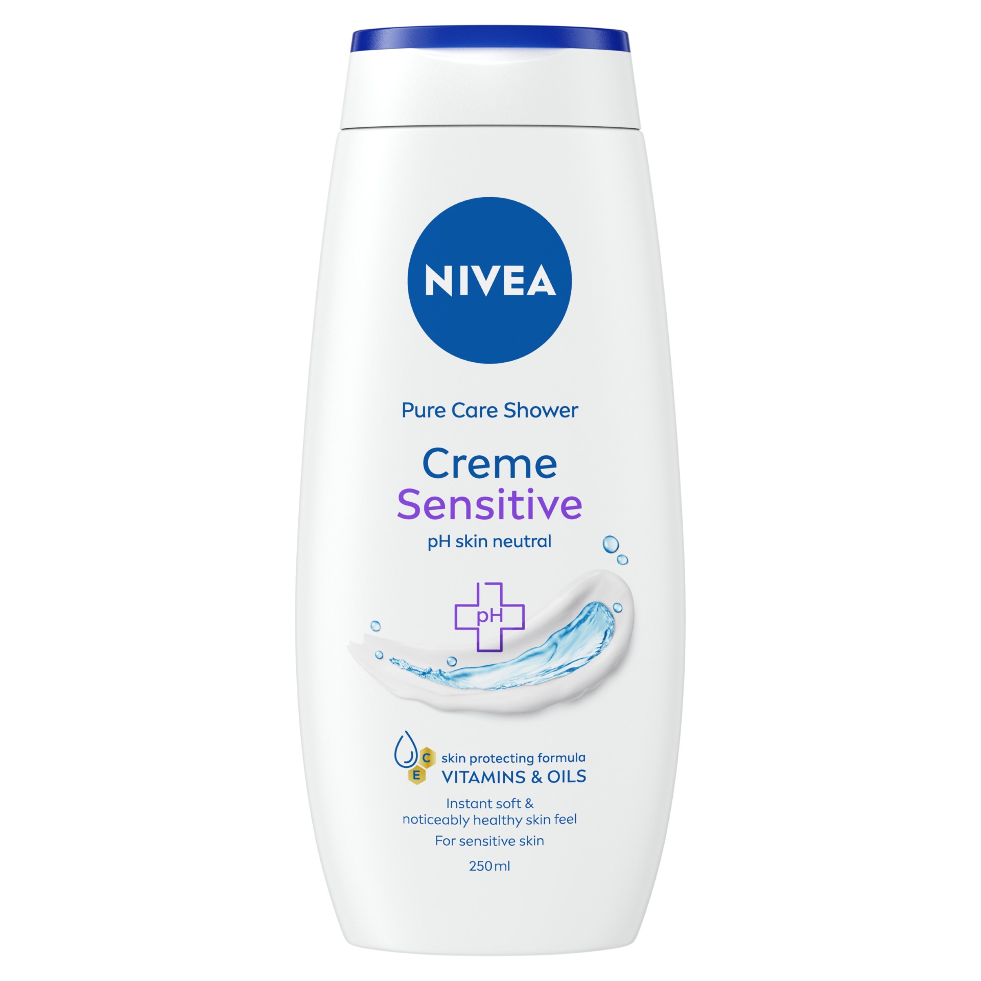 Nivea Bagno Doccia Creme Sensitive Female 250ml - Top Farmacia