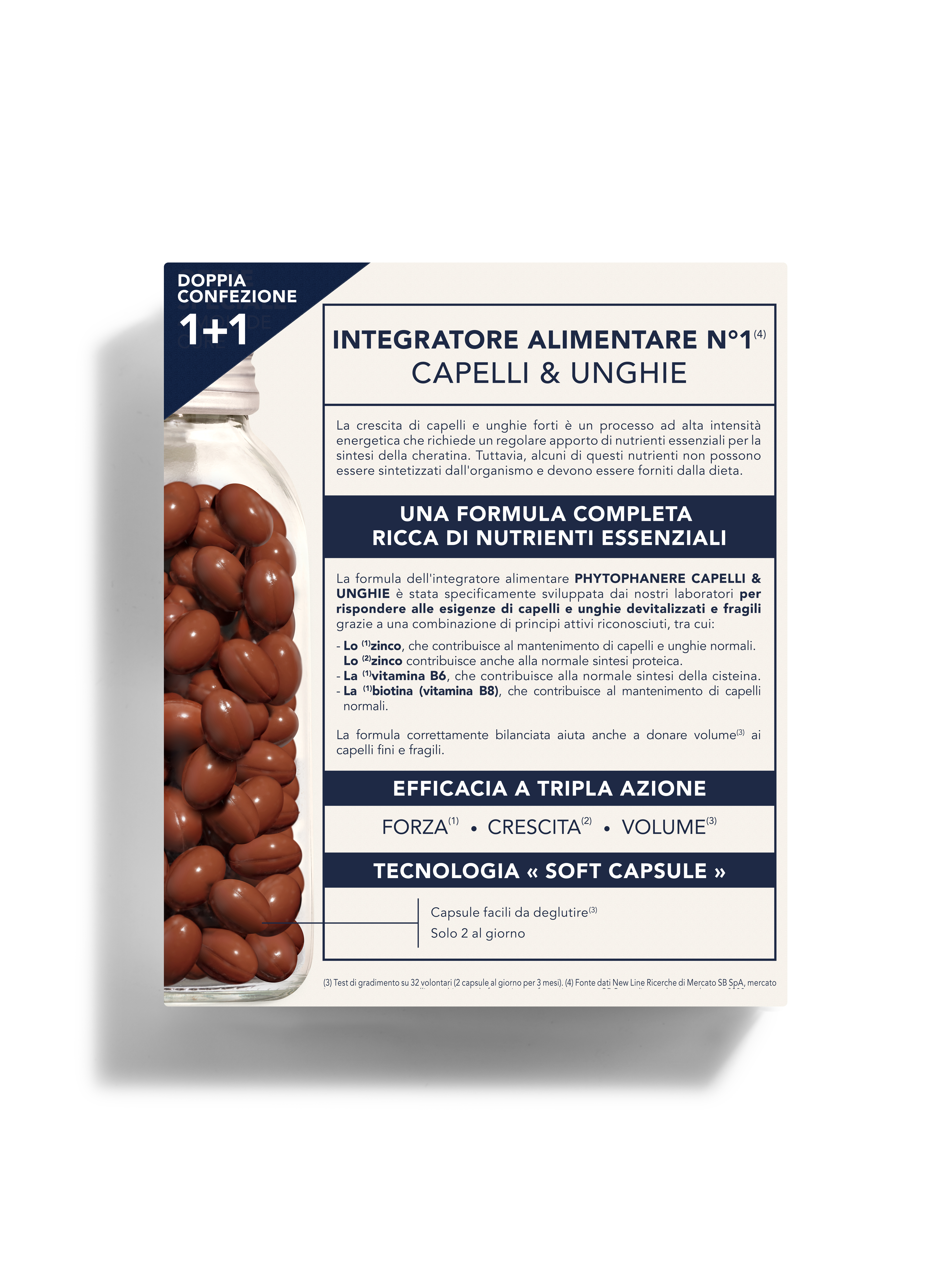 Phyto Phytophanere Integratore Alimentare Per Capelli E Unghie 180 ...