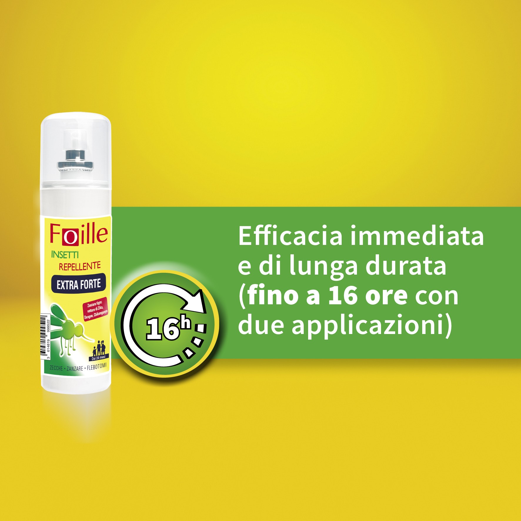 Foille Insetti Repellente Extra Forte Deet 50% Spray Anti Zanzare ...