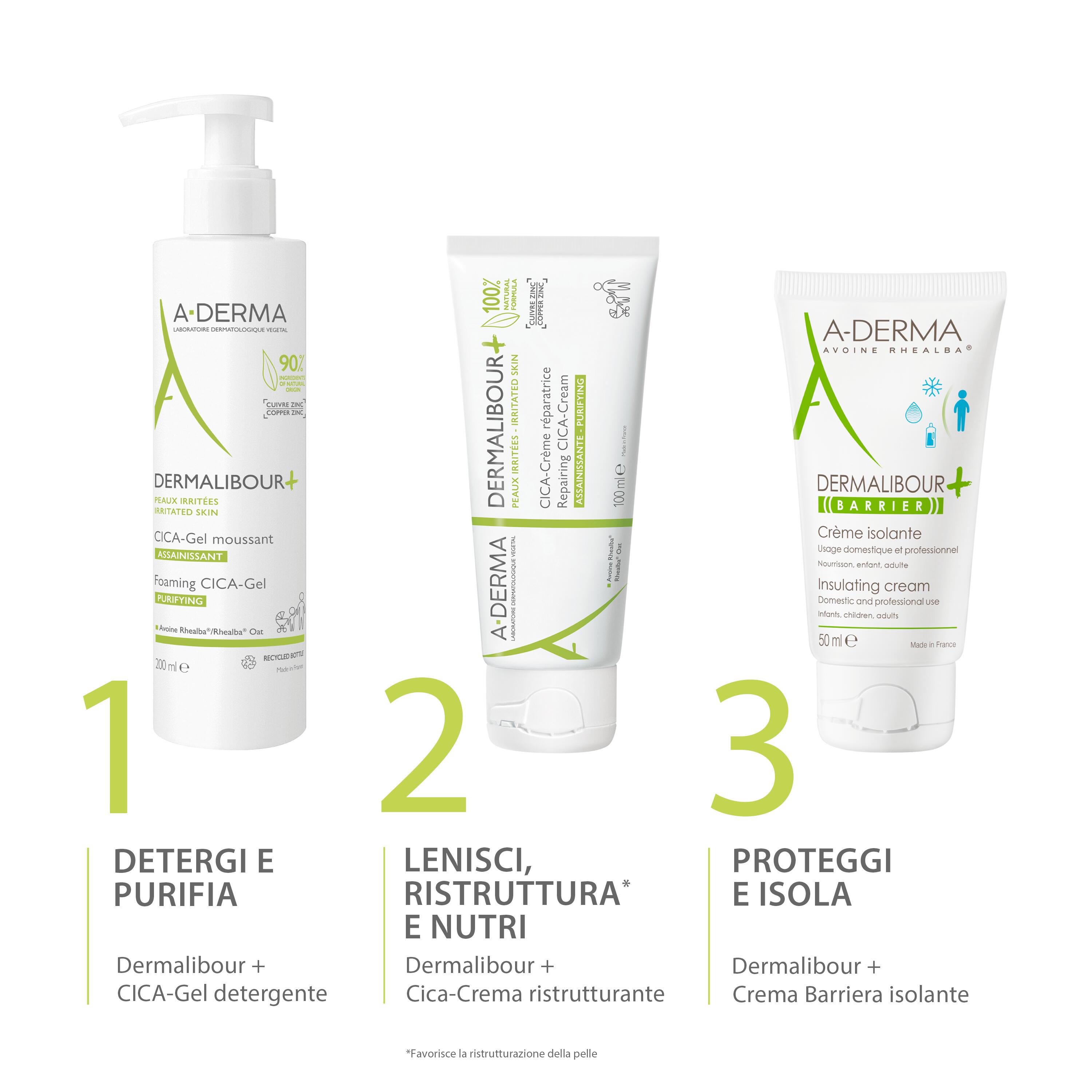 A-derma Dermalibour+ Cica-crema Ristrutturante Purificante 100ml - Top ...