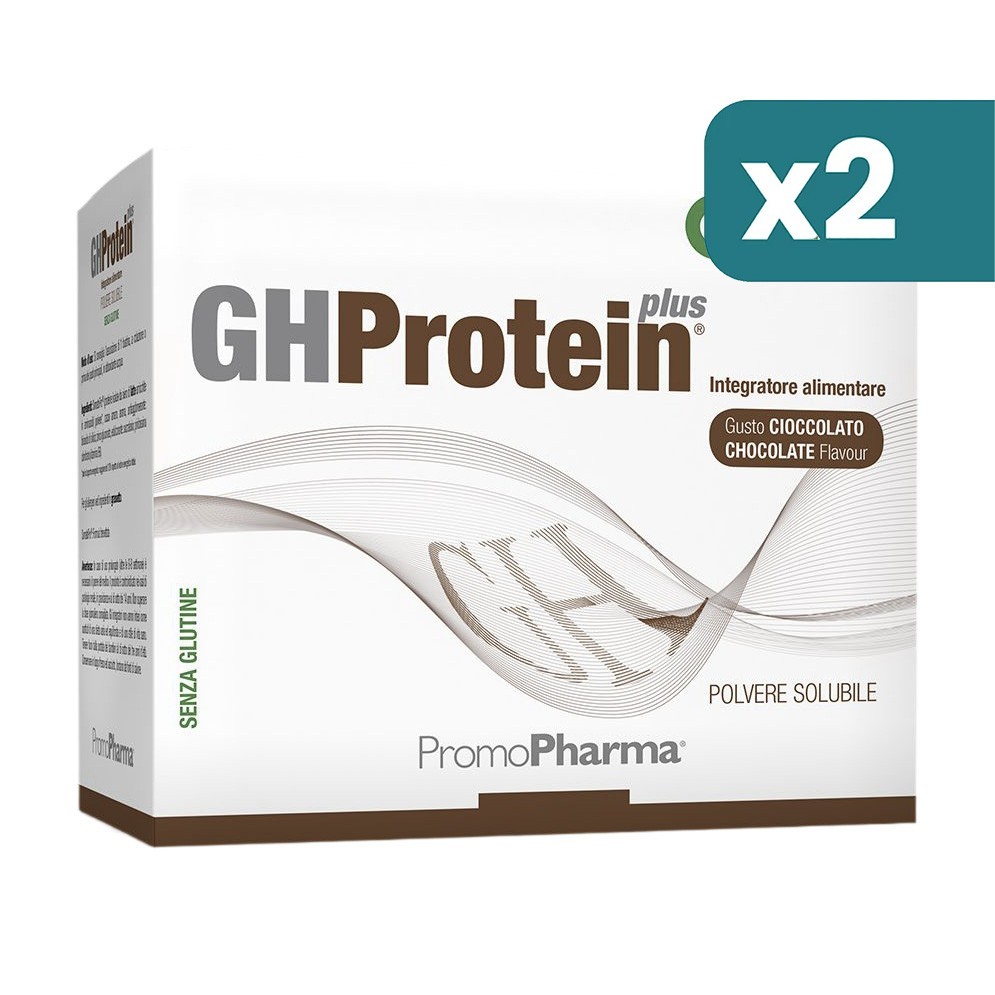 Gh Protein Plus Cacao Integratore Massa Muscolare 2 confezioni da 20 ...