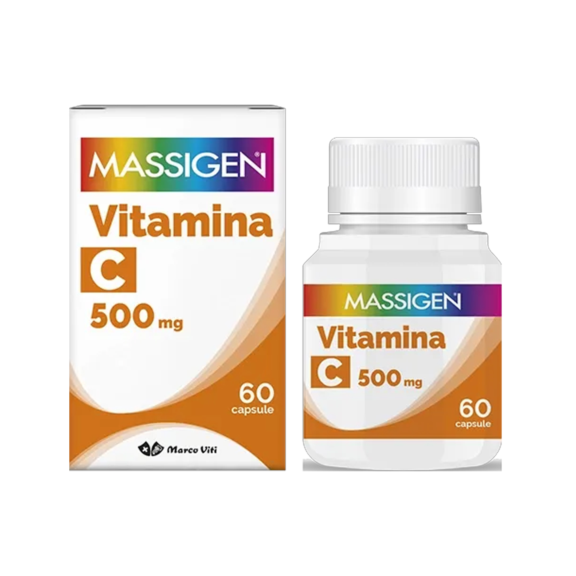Massigen Dailyvit+ C Viti Integratore Vitamina C, 60 capsule: sostegno ...
