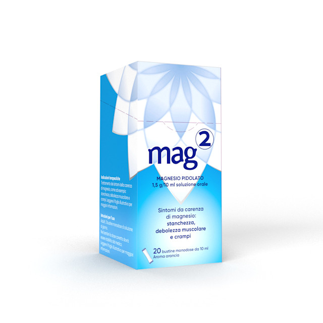 Mag 2 Magnesio Pidolato 1,5g/10ml 20 Stick - Top Farmacia