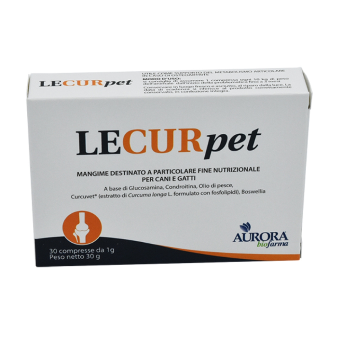 Lecurpet Mangime Articolazioni Cani E Gatti 30 Compresse - Top Farmacia