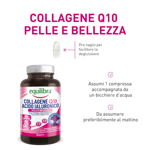 Equilibra Collagene Q10 Acido Ialuronico 90 Compresse - Top Farmacia