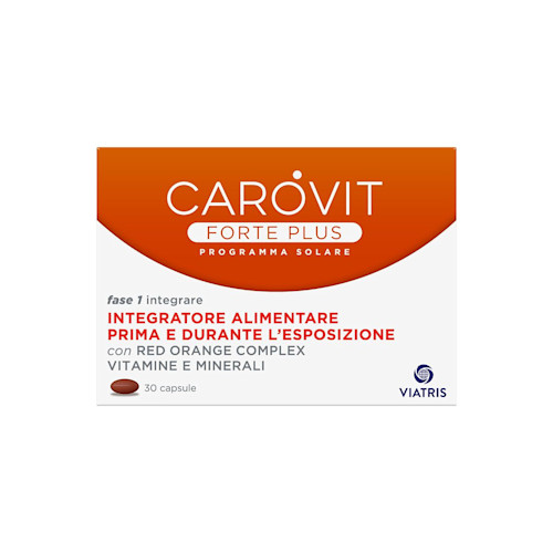 Carovit Forte Plus Programma Solare Integratore Pelle 30 Capsule - Top ...