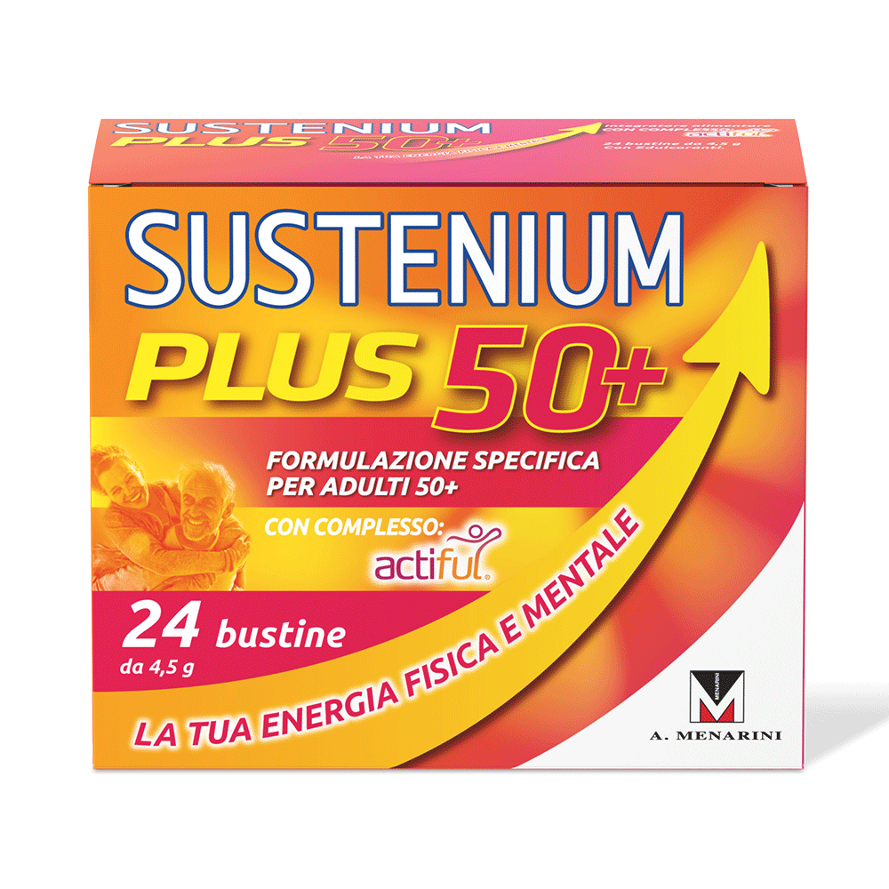 Sustenium Plus 50+ Integratore Energizzante Adulti 50+ Con Actiful ...