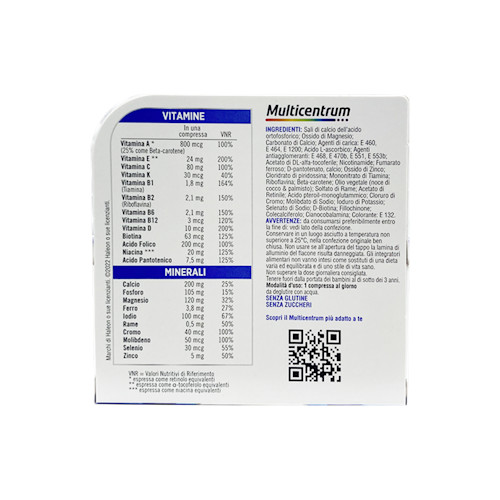 Multicentrum Uomo Integratore Multivitaminico 60 Compresse - Top Farmacia