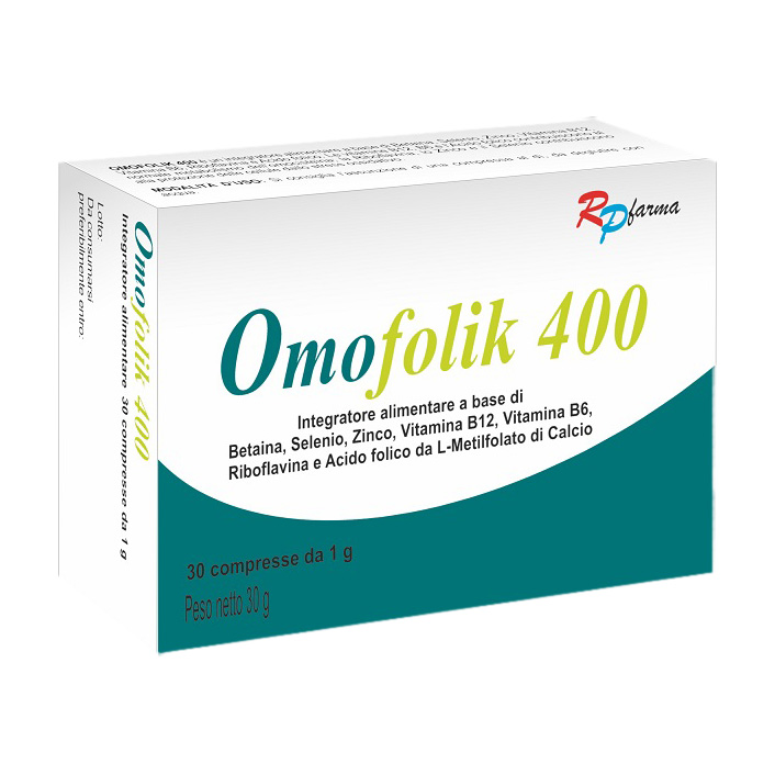 Rp Farma Integratore Di Acido Folico 400 Mcg 30 Compresse - Top Farmacia