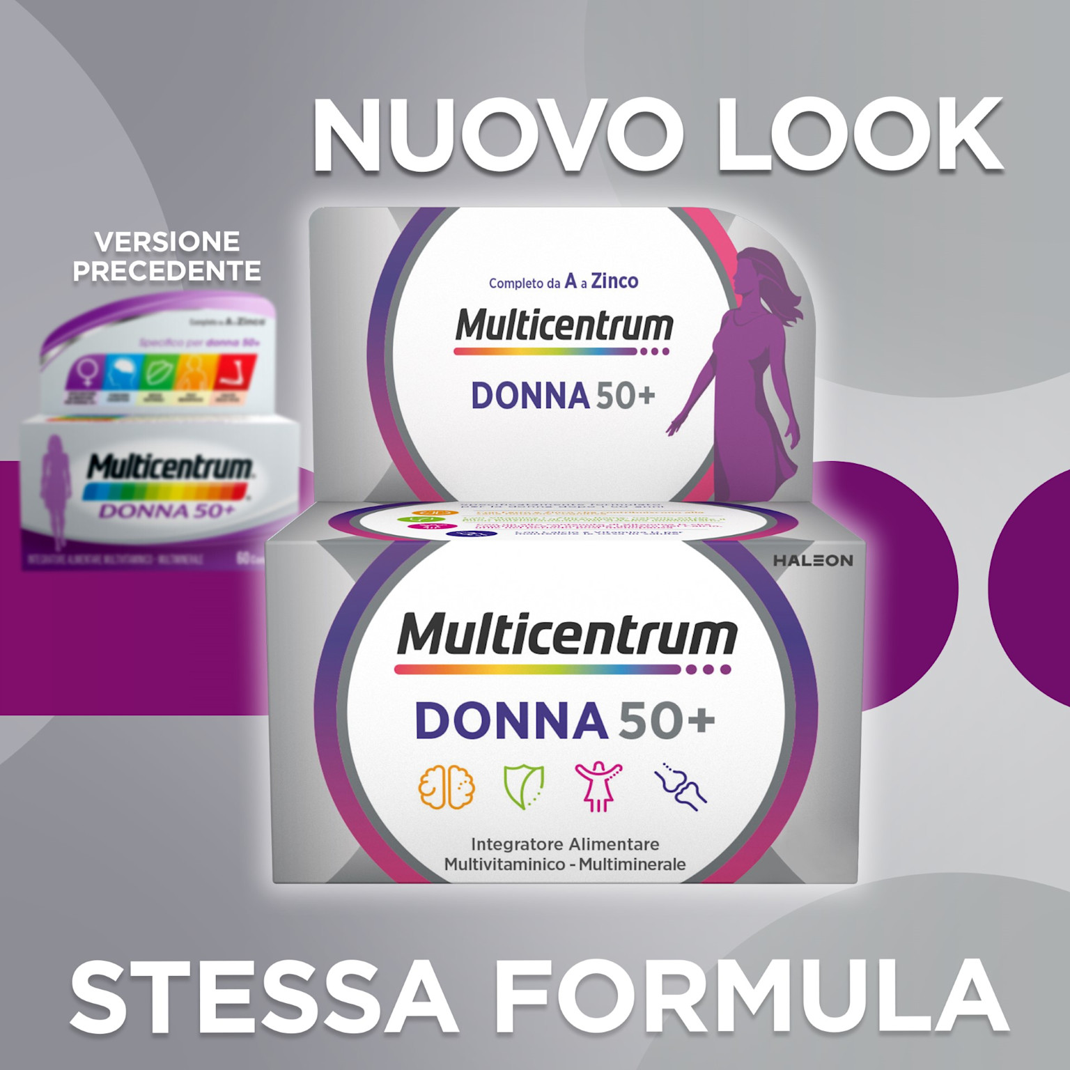 Multicentrum Donna 50+ Integratore Multivitaminico 30 Compresse - Top Farmacia
