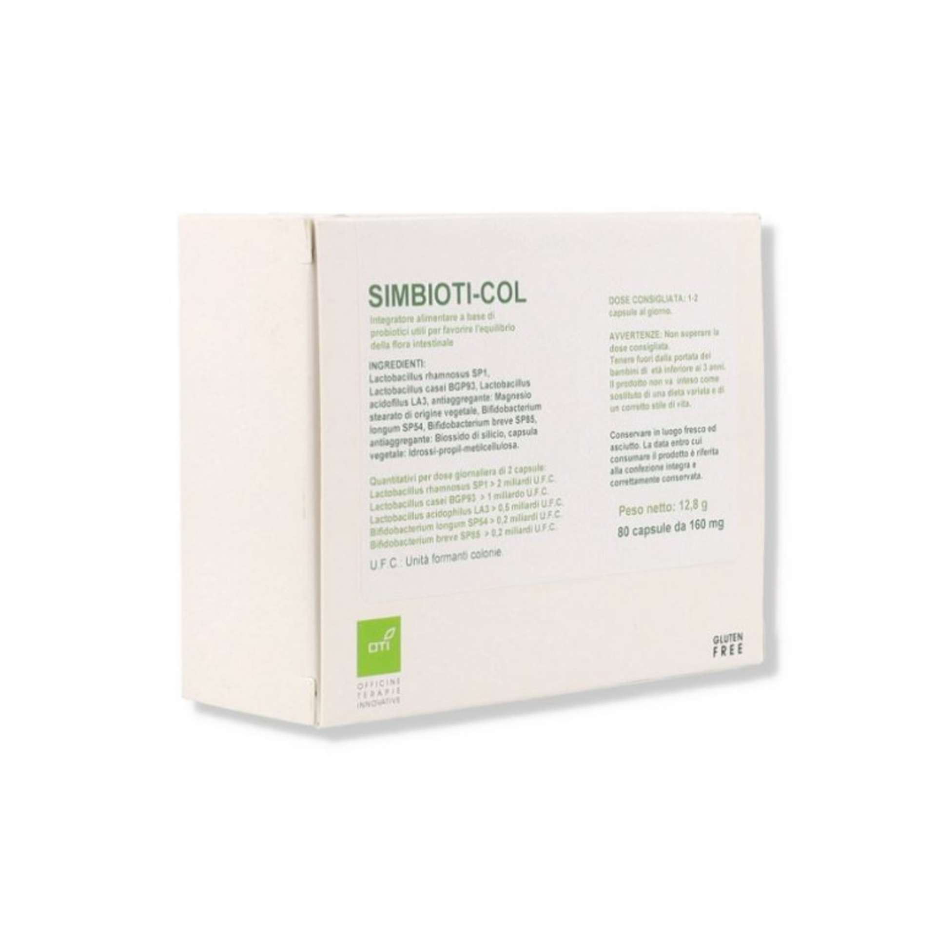 Simbioti Col 80 Capsule, Integratore Flora Intestinale - Top Farmacia
