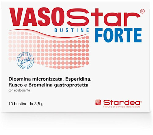 Vasostar Forte Integratore Gambe 10 Bustine - Top Farmacia