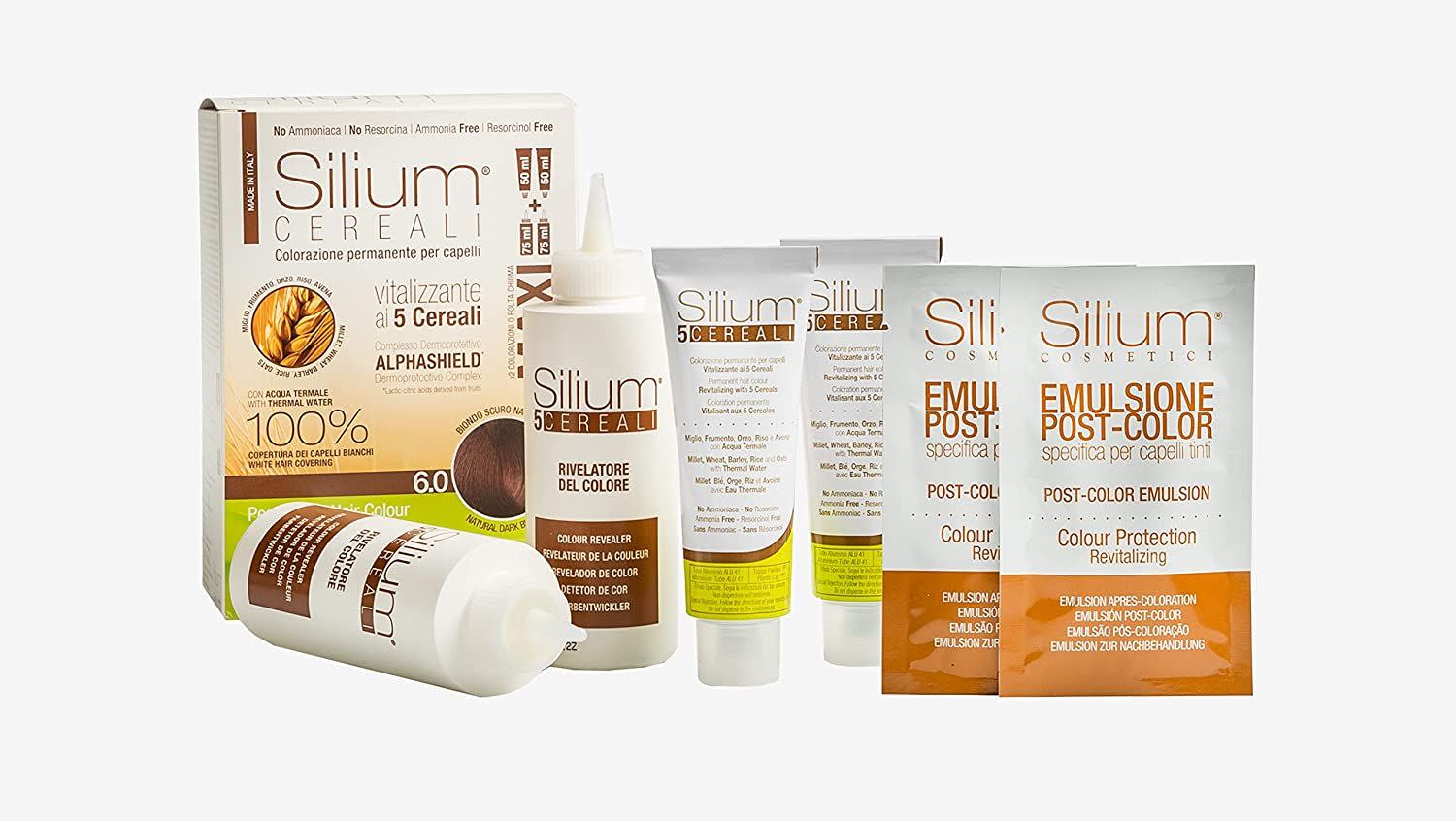 Silium Maxi 5 Cereali Tinta Capelli 8.0 Biondo Chiaro Naturale - Top ...