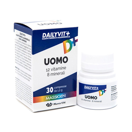 Dailyvit+ Uomo 30 Compresse, Integratore Multivitaminico con 12 ...