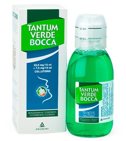 Tantum Verde Bocca Collutorio 22,5+7,5mg 120ml - Top Farmacia