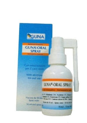 Guna Oral Spray 50 ml, medicinale omeopatico per infiammazioni del cavo ...