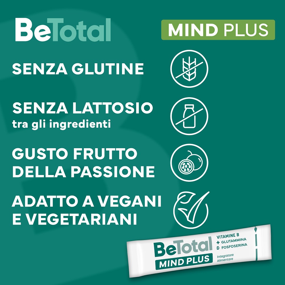 Be-total Mind Plus Integratore Alimentare Vitamina B Fosfoserina ...