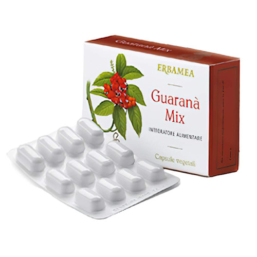 Guaranà Mix Integratore Tonico 24 Capsule Vegetale - Top Farmacia
