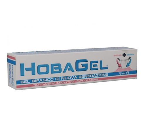 Hobagel Gel Bifasico 75 ml, per gengive sensibili con apparecchi o ...