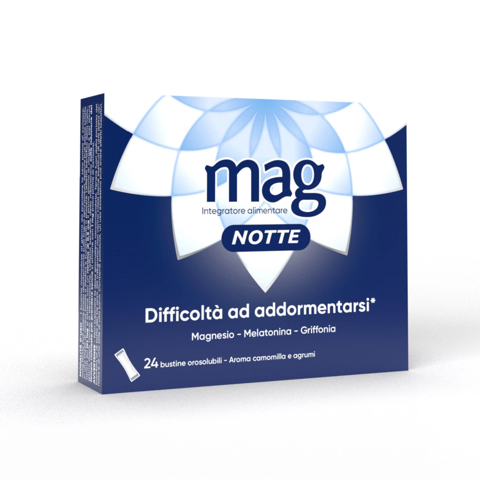 Mag Notte Con Melatonina Magnesio Griffonia Per Dormire Bene Favorire ...