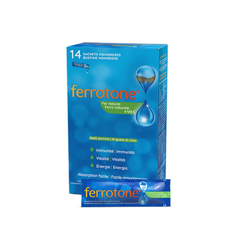 Ferrotone Apple 28 Bustine 25ml - Top Farmacia