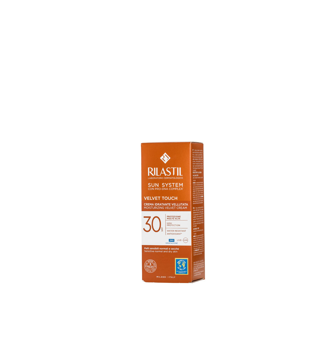 Rilastil Sun System Spf30 Crema Solare Viso Vellutata, Ampia Protezione ...