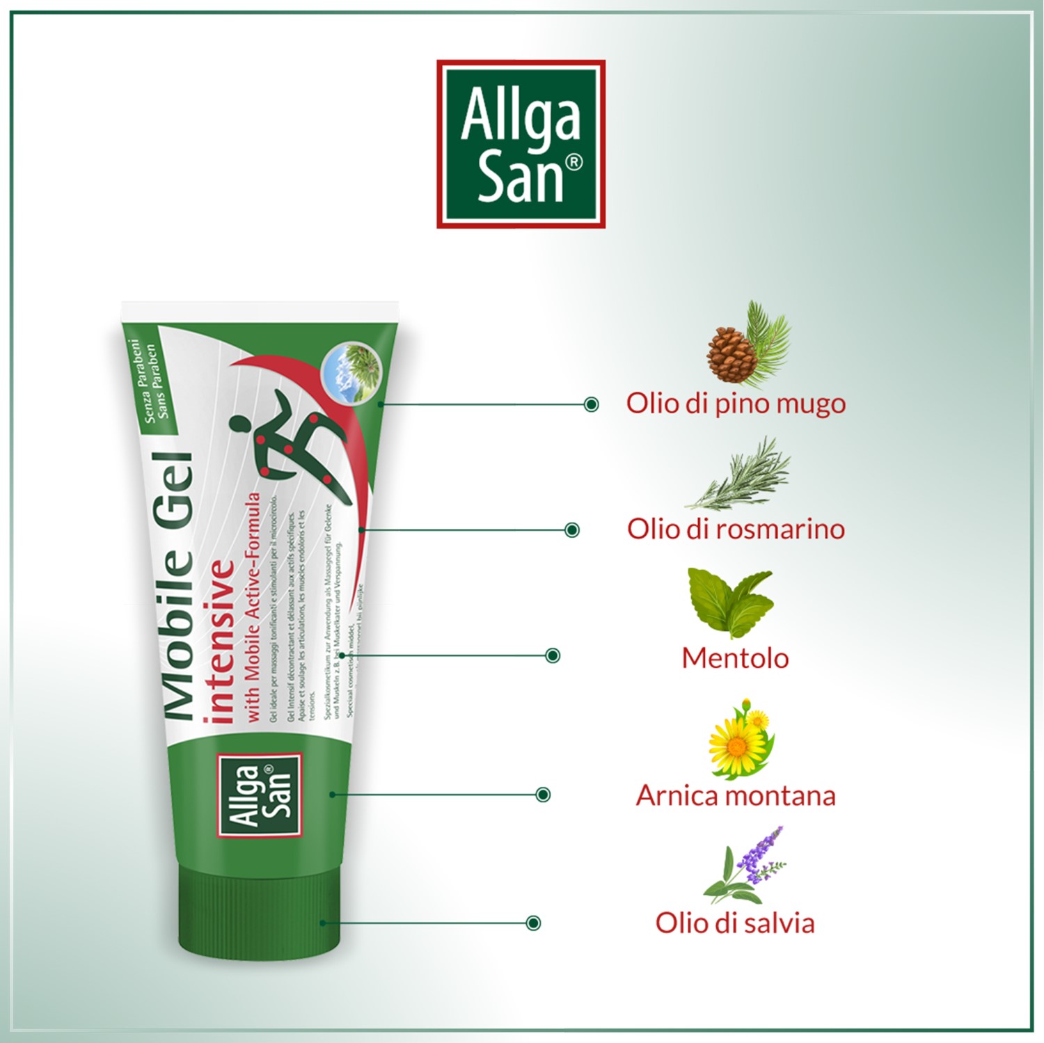 Allgasan Mobile Gel Intensive Gel Arnica 100ml - Top Farmacia