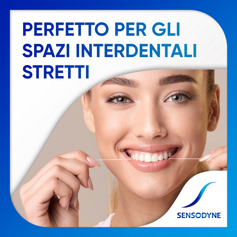 Sensodyne Filo Interdentale Cerato Con Fluoro Gusto Menta Fresca 30m ...